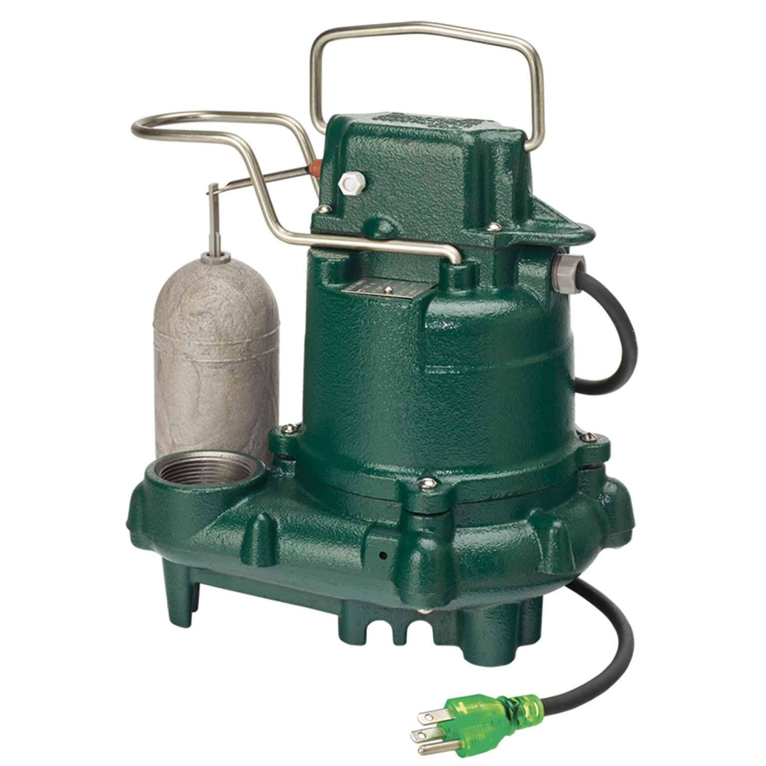 M63 Sump Pump with LED Plug, Cast Iron Base and Impeller - Zoeller Canada